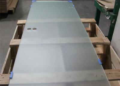 China Tabletop Acid Etched 15mm Double Pane  Tempered Glass Panels for sale