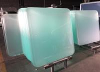 China Tabletop Acid Etched 15mm Double Pane  Tempered Glass Panels for sale