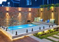 China CCC 3mm Swimming Pool Tempered Safety Glass Panels for sale