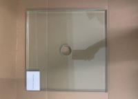 China Frameless Perforated 10mm  Shower wall clear Tempered Glass Panels for sale