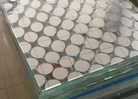 China 15mm Mirror Finished Printed Glass Panel For Furniture Decoration for sale