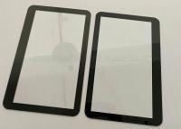China 1mm Toughened Grinded Edge Printed Glass Backsplash For Touch Panel for sale