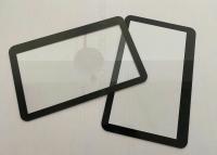 China 1mm Toughened Grinded Edge Printed Glass Backsplash For Touch Panel for sale