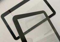 China 1mm Toughened Grinded Edge Printed Glass Backsplash For Touch Panel for sale