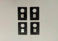 China 3mm Ceramic Fritted Tempered Glass Cover For Electronic Product for sale