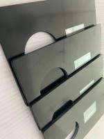 China 3mm Ceramic Fritted Tempered Glass Cover For Electronic Product for sale
