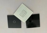 China SGS Curved 0.5mm Tempered Ceramic Printed Glass Ultra Clear for sale