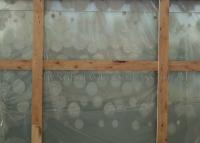 China 19mm Outdoor Tempered Laminated Printed Glass Grinded Edge for sale