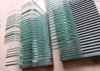 China 6mm Transparent  Tempered Glass Board Stain Resistant Flat Surface for sale