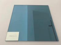 China Tinted Agricultural Pacifica Blue Tempered Glass Panels Low Emissivity for sale