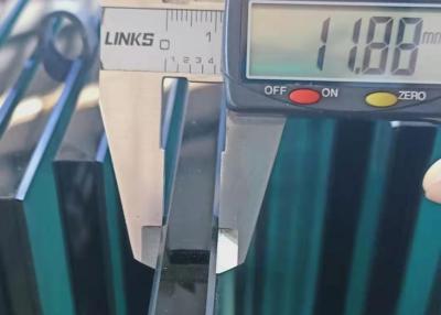 China 12mm Polished Edge Balustrade  Tempered Glass Panels Shock Resistance for sale