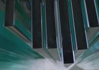China 12mm Polished Edge Balustrade  Tempered Glass Panels Shock Resistance for sale