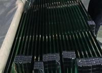 China 12mm Polished Edge Balustrade  Tempered Glass Panels Shock Resistance for sale