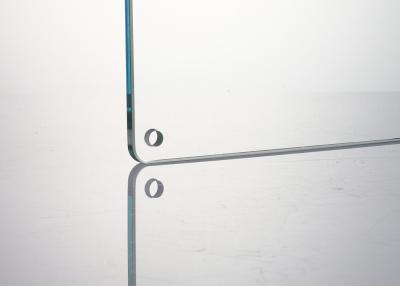 China 3mm Ultra Clear Tempered Glass panel with Holes Toughened Glass for sale