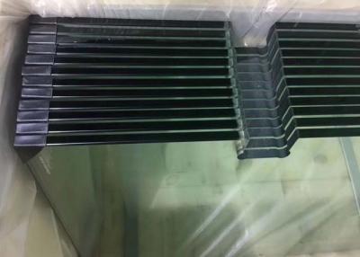 China Frameless Door Railing Tempered Glass Panels With Cutouts Holes for sale