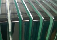 China 12mm Clear Tempered Glass Pane straight edging polished For Pool Fencing for sale