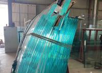 China 20x20 Bent Frosted Tempered Glass Panels For Shower Panel for sale