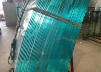 China 20x20 Bent Frosted Tempered Glass Panels For Shower Panel for sale