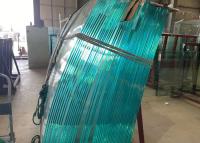 China 20x20 Bent Frosted Tempered Glass Panels For Shower Panel for sale
