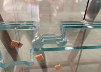 China 2.1mm Thick Rough Insulated Tempered Glass Rapid Cooling Scratch Resistant for sale