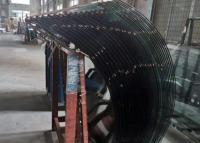 China 3mm Hot Bent Strengthed Fully Tempered Glass Panels Safety Edge for sale