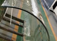 China 3mm Hot Bent Strengthed Fully Tempered Glass Panels Safety Edge for sale