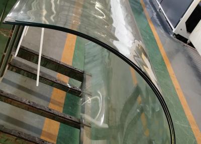 China 3mm Hot Bent Strengthed Fully Tempered Glass Panels Safety Edge for sale