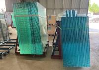China EN12150  19mm Curved Tinted Tempered Safety Glass Heat Resistance for sale