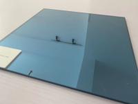 China 8mm Tinted Blue Polycarbonate  Laminated Glass Sheets impact resistant for sale