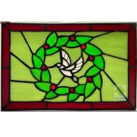 China Handcrafted Beveled Stained Window Glass Multi Color for sale