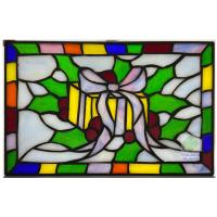 China Handcrafted Beveled Stained Window Glass Multi Color for sale