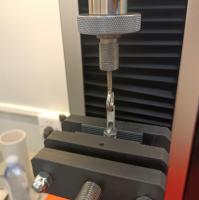 China 100kg Tensile Testing Machine HZ-1007A Universal Strength Tester 500mm Stroke for sale