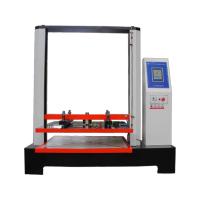 China Carton Compression Test Machine 2000kg Box Compression Tester with Servo Motor for sale