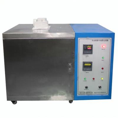 China 50Hz 1.2KW Helmet UV Testing Machine HZ-8105 Shockproof Stainless Steel for sale