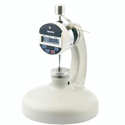 China Digital Leather Thickness Gauge 45mm Deep LCD Display 0.01-12.7mm Testing Range for sale