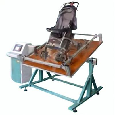 China Anti Interfere Stroller Tester Electric PLC Control 4 Inch LCD 180 Degree Flip Testing Machine for sale
