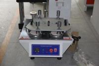 China Movable 0.6A Footwear Testing Equipment Electronic Fabric Abrasion Tester 4 Specimen for sale