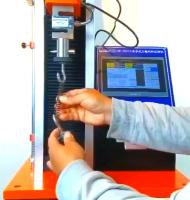 China Touchscreen Universal Tensile Testing Machine 100kg 0.5 Grade Accuracy Material Tester for sale