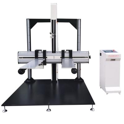 China Double Wings Corrugated Carton Free Fall Drop Test Machine 40-150cm ASTM D5276 for sale