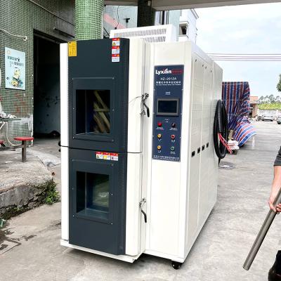 China Temperature Shock Chamber 2-Zone Vertical Transfer -77°C to +205°C for Aviation Military Ship for sale