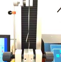 China Desktop Computer Servo PE Film Peel Strength Test Equipment 400mm 500mm 1kN for sale