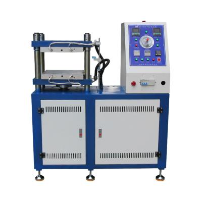 China Flat Vulcanizing Machine 10T to 100T Electric Heating Water Cooled Hydraulic Press for sale