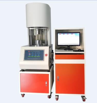 China Torque Accuracy 0.3% Moving Die Rotor Rheometer Temperature Range RT200C for sale