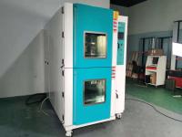 China Thermal Shock Test Chamber Vertical Transfer 2-Zone -77°C to +205°C for Reliability Testing for sale