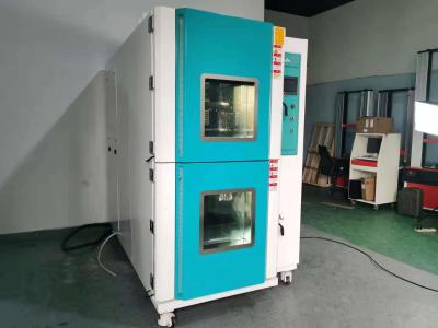 China Thermal Shock Test Chamber Vertical Transfer 2-Zone -77°C to +205°C for Reliability Testing for sale