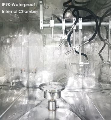 China IP1-IP4 Rain Spray Test Chamber JIS D0203 100x100x100cm for Plastics Rubber Paint Coatings for sale