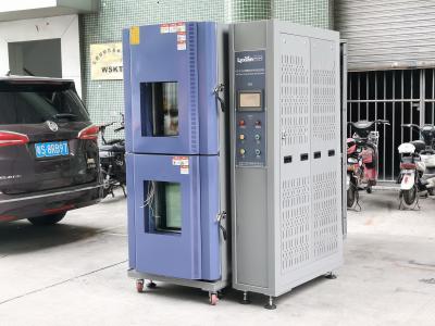 China Two Zones Rapid Thermal Cycling Temperature Test Chamber IEC68-2-14 -77°C to +205°C for sale