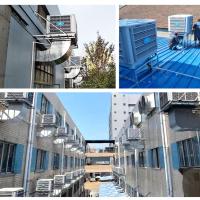 China Solar Window Air Conditioner 6kW Air Cooler 25000m3/h Evaporative Cooling Unit for sale
