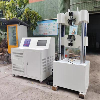 China Hydraulic Steel Tensile Test Machine 2000kN Piston 130mm Computer Windows Operation for sale