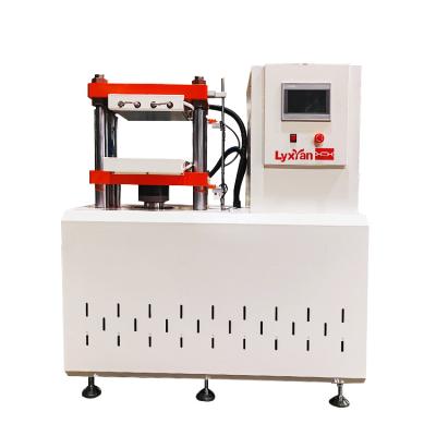 China Flat Vulcanizing Rubber Tensile Testing Machine LCD Touch Screen 10T 50T for sale